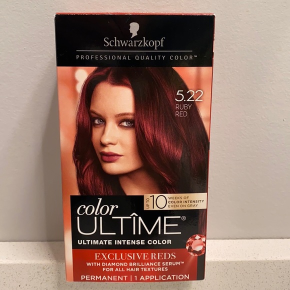 Schwarzkopf | Hair | New Schwarzkopf Color Ultime 522 Ruby Red ...
